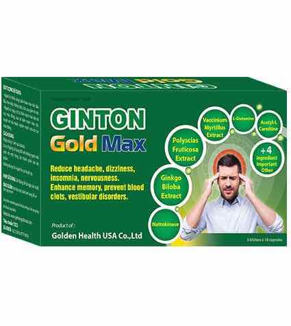 GINTON GOLD MAX - giảm căng thẳng - tăng trí nhớ - Hồ sơ sức khỏe