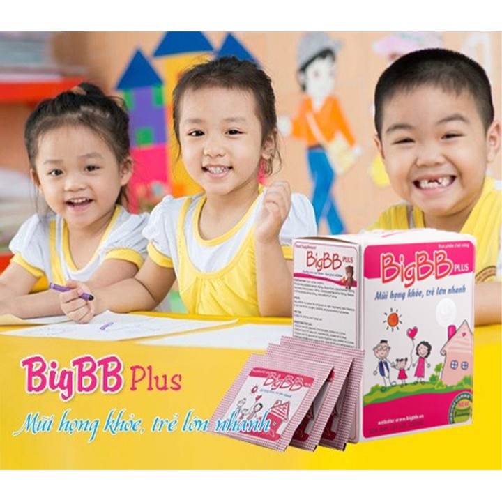 COMBO 2 Cốm BigBB Plus Hồng – Giúp giảm viêm mũi họng, ho đờm, viêm ...
