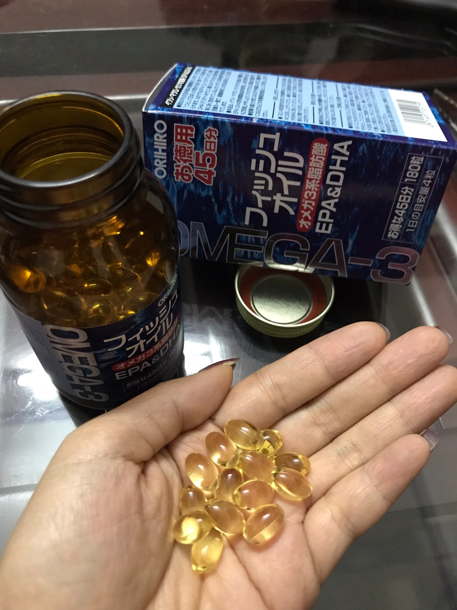 Dầu cá Omega 3 Orihiro 180 viên Nhật - Dầu cá Omega 3 Orihiro - Omega 3 ...