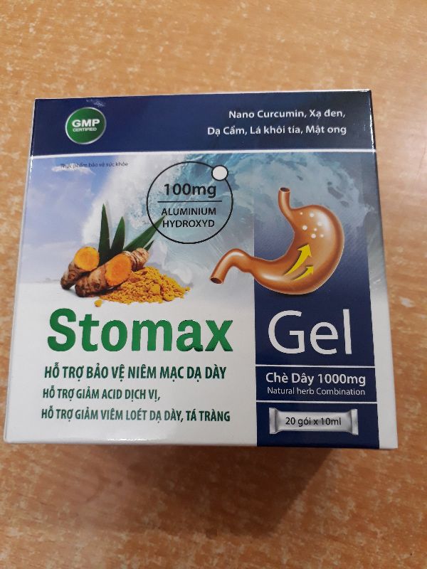 Stomax gel bảo vệ niêm mạc dạ dày giảm acid dịch vị hộp 20 gói - Hồ sơ ...