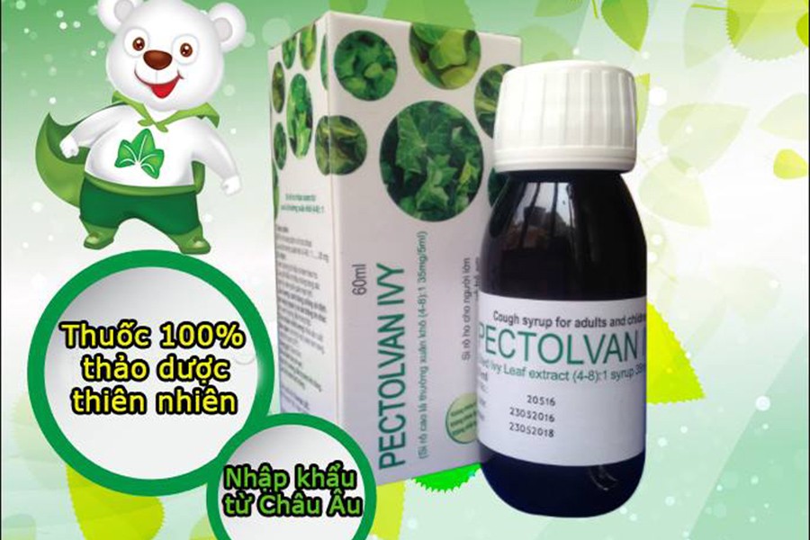 Siro Ho Thảo Dược Pectolvan Ivy Cho Trẻ Viêm Phế Quản - Nhập Khẩu Châu ...