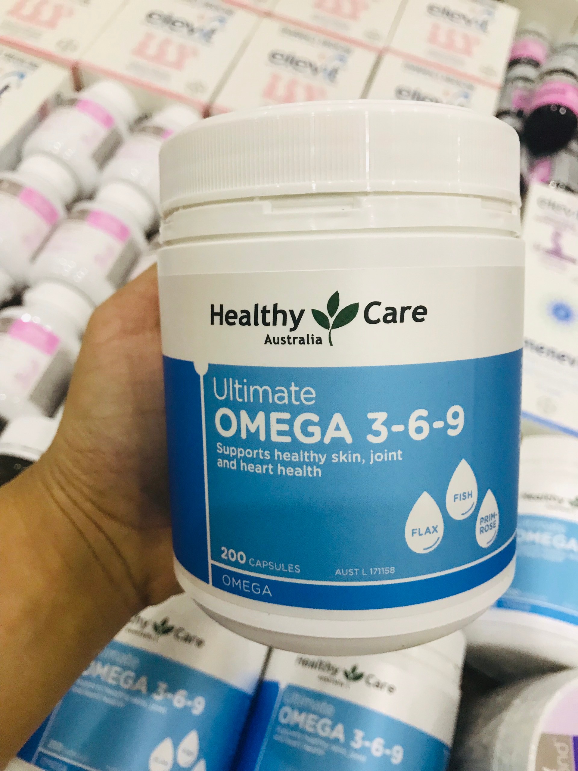 OMEGA 369 HEALTHY CARE CỦA ÚC 200 viên mẫu mới - Hồ sơ sức khỏe