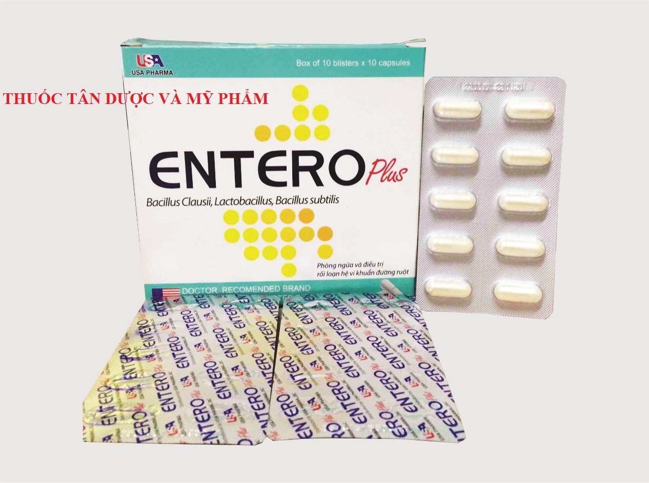 VIÊN MEN VI SINH KẾT HỢP MEN TIÊU HÓA ENTERO PLUS - CÂN BẰNG HỆ VI SINH ...