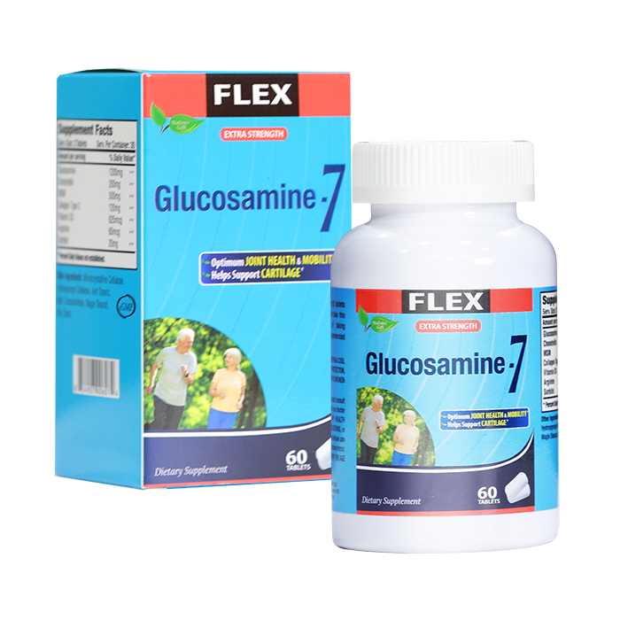 Bộ 4 hộp thực phẩm bảo vệ xương khớp Nature Gift FLEX GLUCOSAMIN 7 (Hộp ...