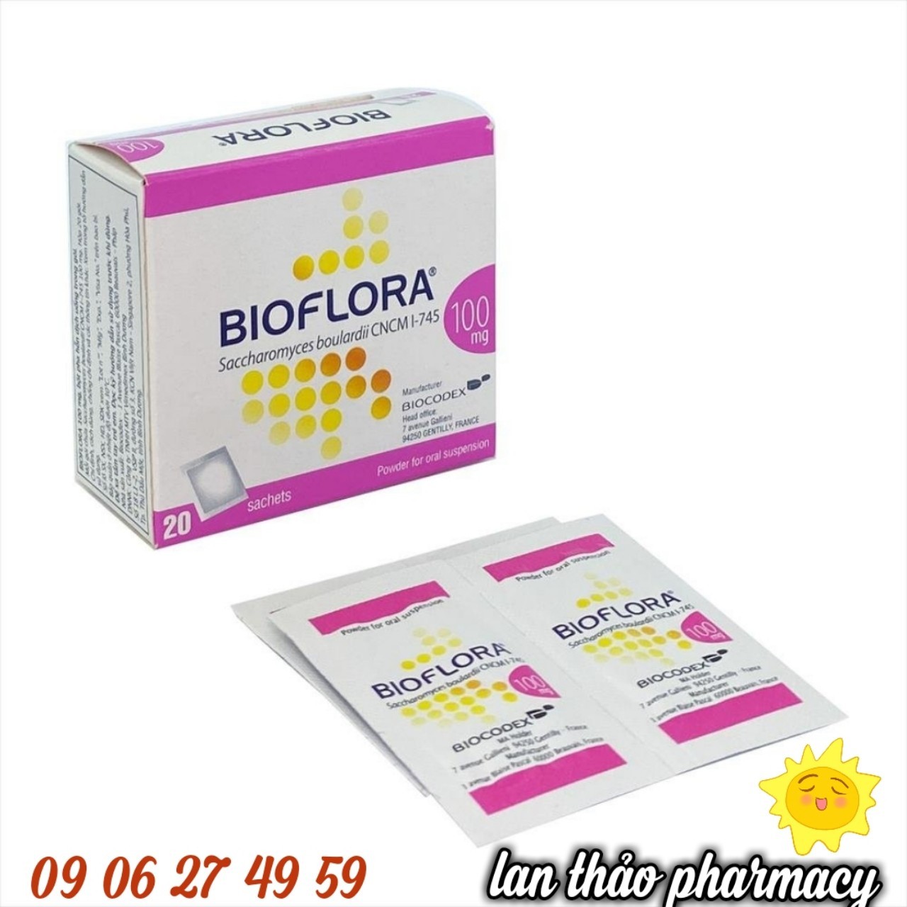 MEN TIÊU HÓA BIOFLORA 100MG HỘP 20 GÓI CHÍNH HÃNG - Hồ sơ sức khỏe