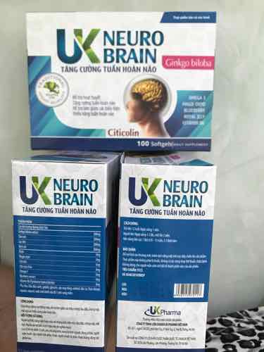 uk neuro brain citicholin ginko giloba 200mg hộp 100 viên- ngừa tai ...